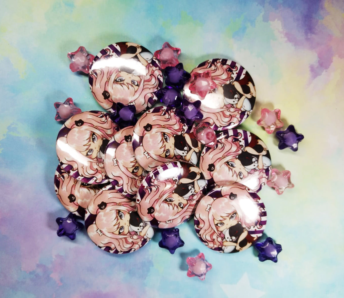 Junko cute fanart Pin Badge chapa – elfain