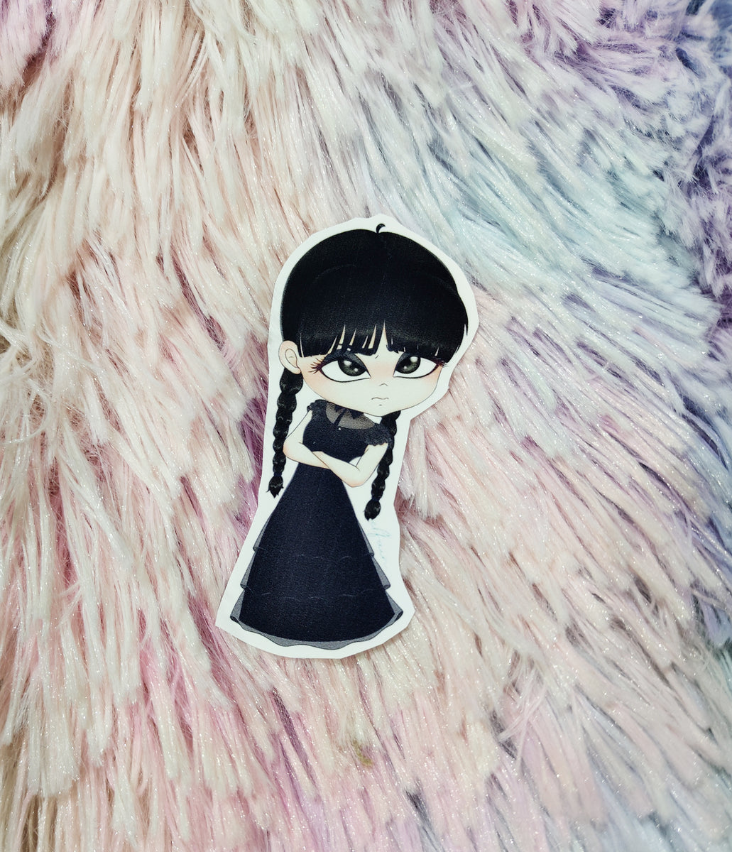 Cute Wednesday Miercoles Pegatina Sticker – elfain