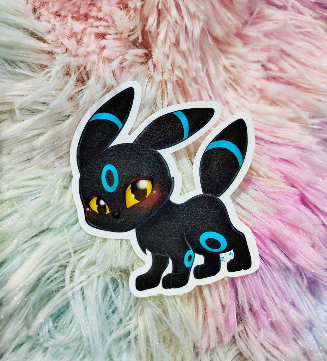 Pack Eevee + eeveelutions 2 umbreon versions Cute Pegatina Sticker – elfain